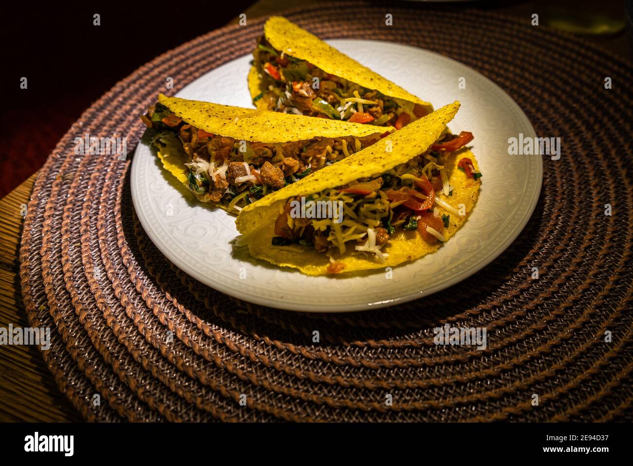 3 tacos hi-res stock photography and images - Alamy