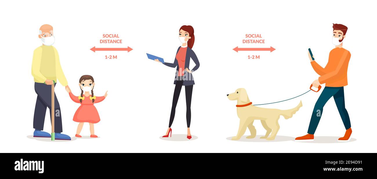 Social distance during coronavirus pandemic, stay safe by keeping ...