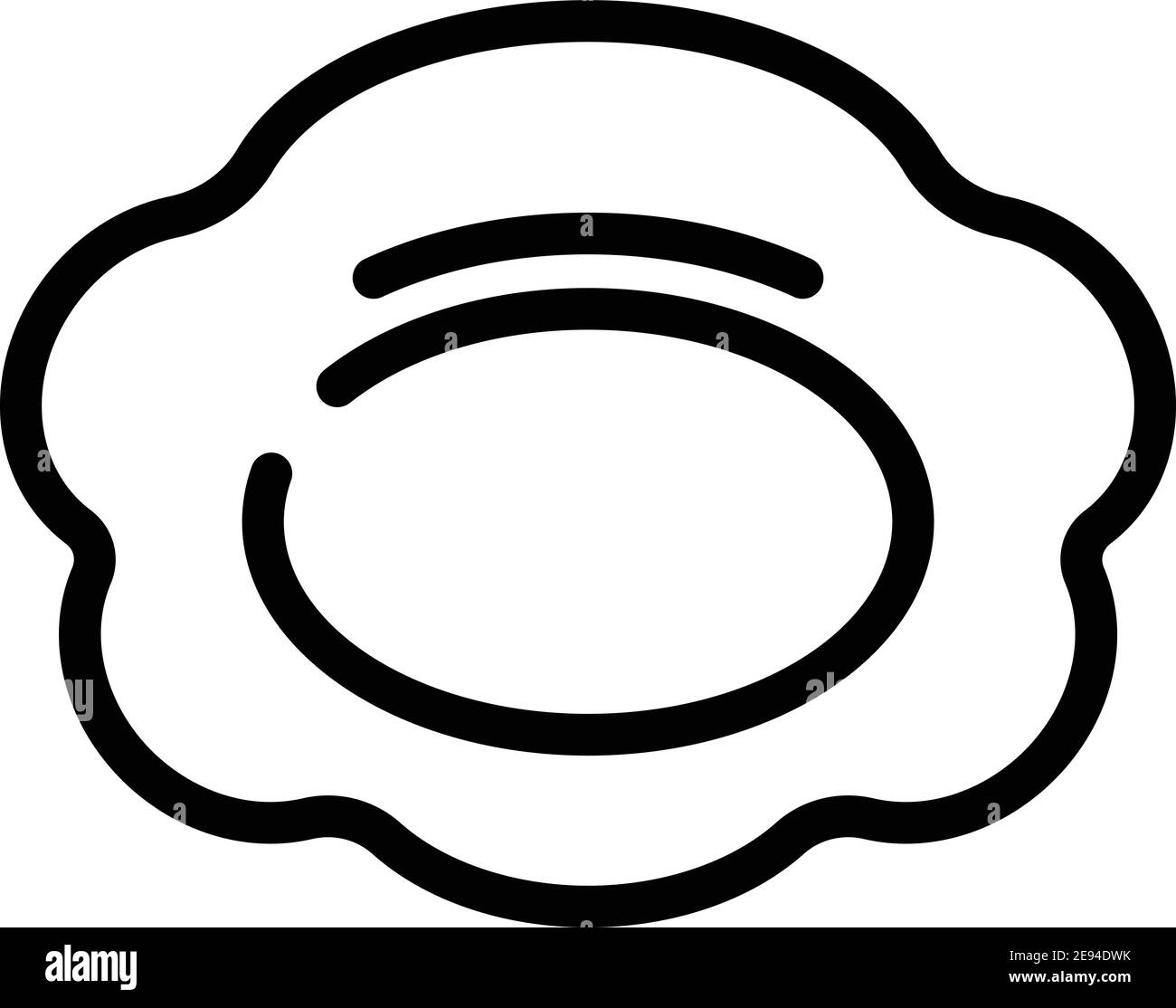 Medical hair cover icon. Outline medical hair cover vector icon for web ...