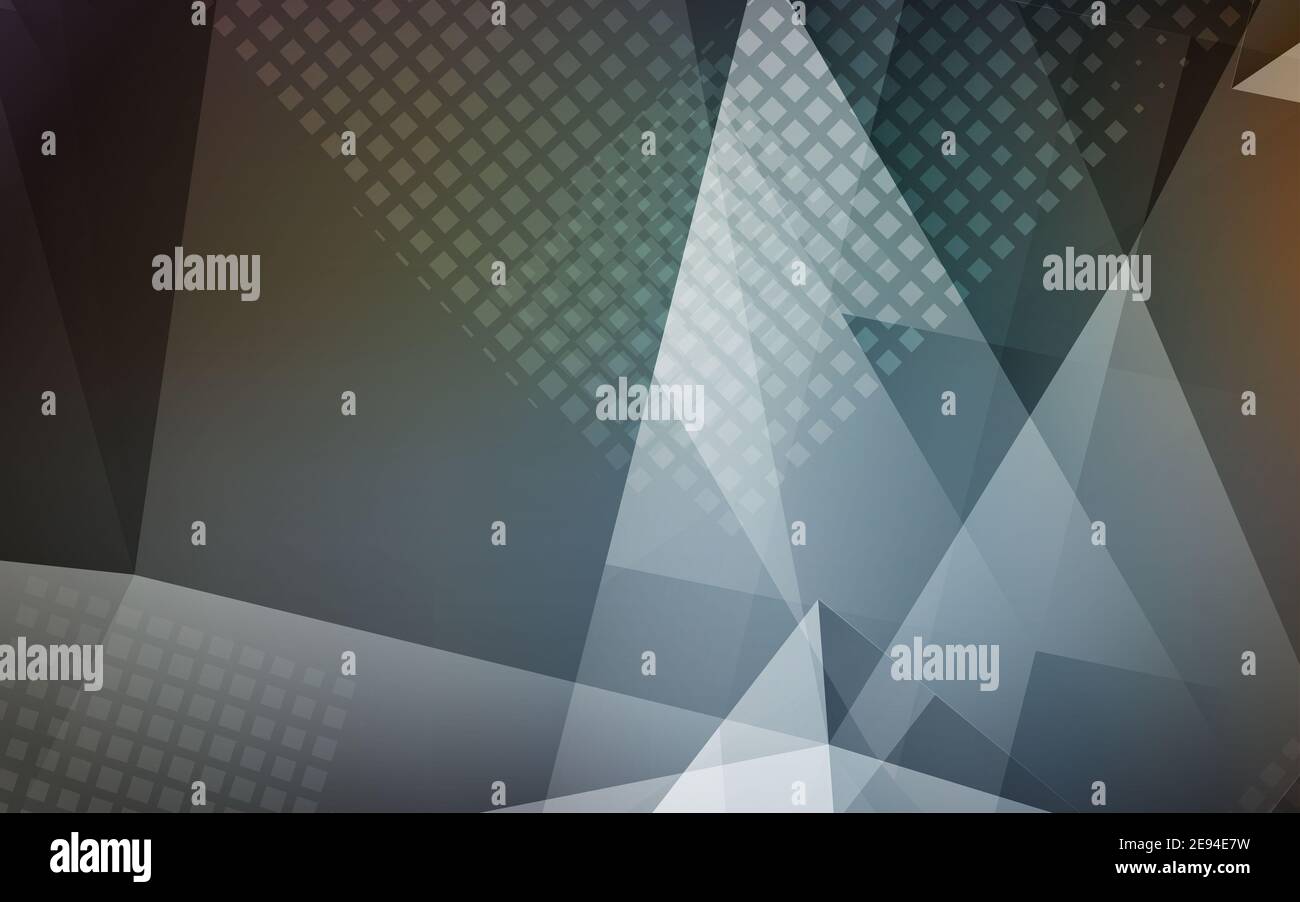 Abstract wide technology background with hexagons and gear wheels. Hi ...
