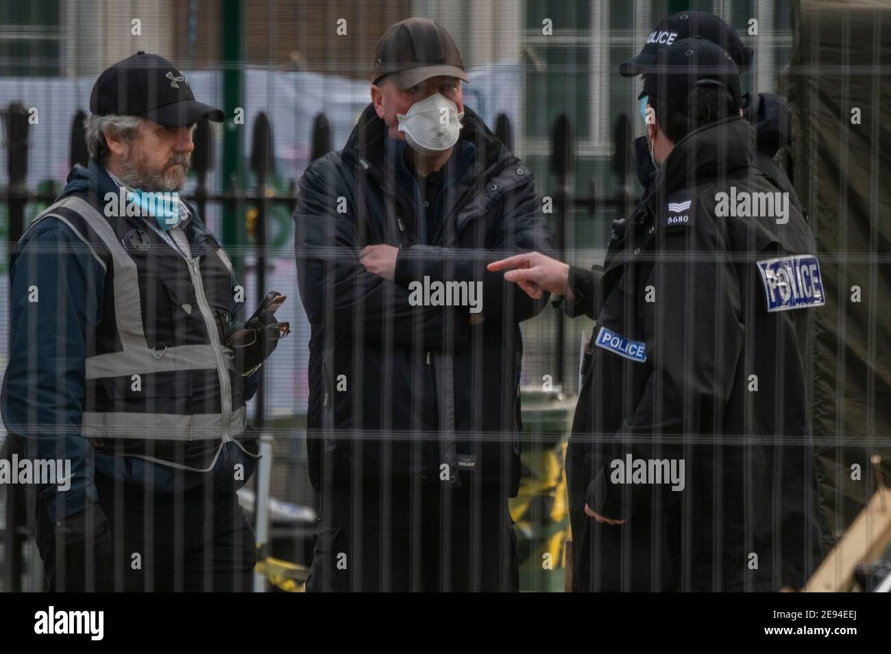 Temporary police station hi-res stock photography and images - Alamy