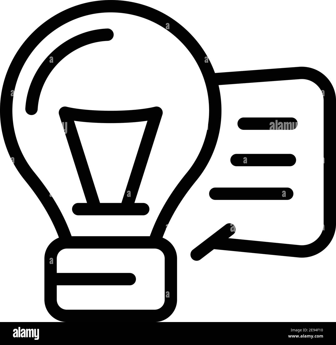 Tips icon. Outline tips vector icon for web design isolated on white ...