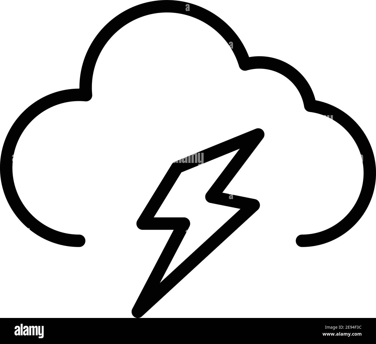 Flash Symbol Outline