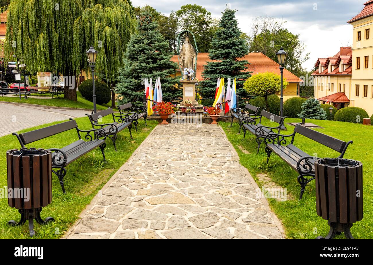 Kalwaria Zebrzydowska, Poland - August 27, 2020: St. Mary shrine in ...