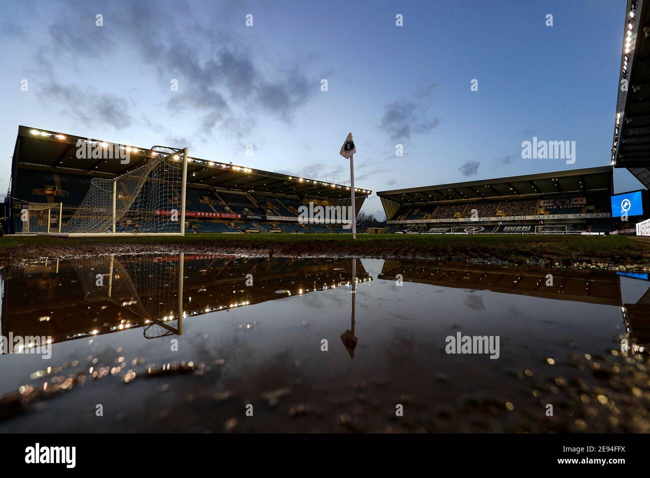 The Den, Bermondsey, London, UK. 2nd Feb, 2021. English Championship ...