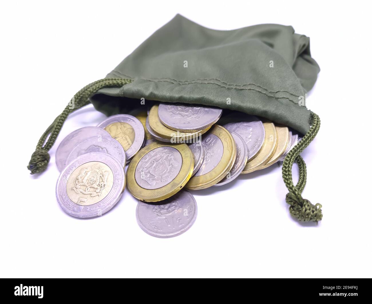 Money bag coins stock hi-res stock photography and images - Alamy