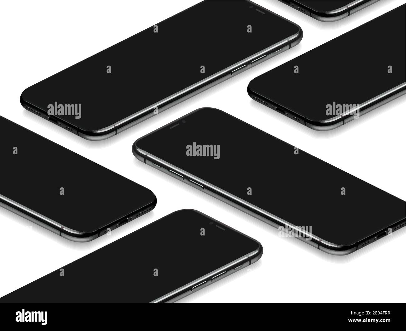 3d render illustration mobile Stock Vector Images - Alamy