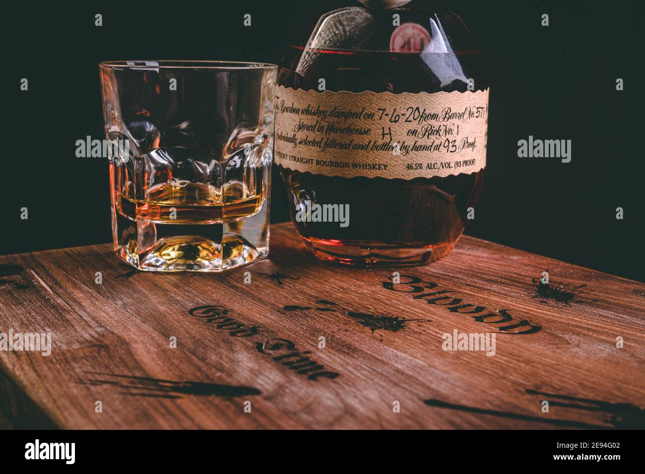 A Fine Whiskey Stock Photo - Alamy