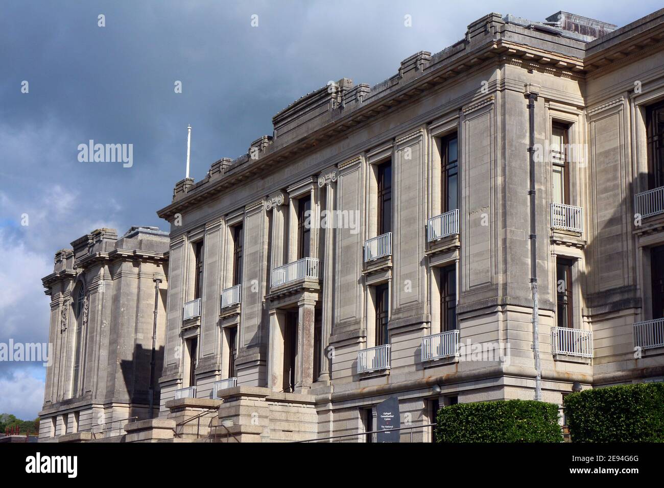 The National Library of Wales, Aberystwyth, Ceredigion, Wales, UK Stock ...