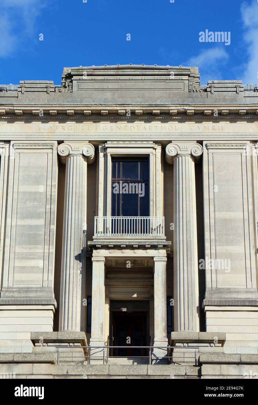 The National Library of Wales, Aberystwyth, Ceredigion, Wales, UK Stock ...