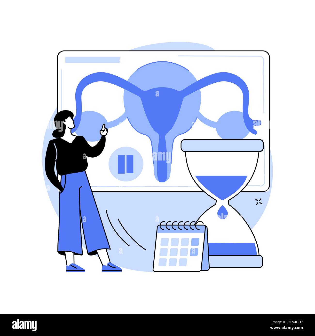 Menopause abstract concept vector illustration Stock Vector Image & Art ...