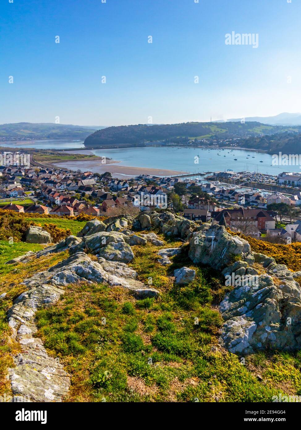 Conwy river estuary wales hi-res stock photography and images - Alamy