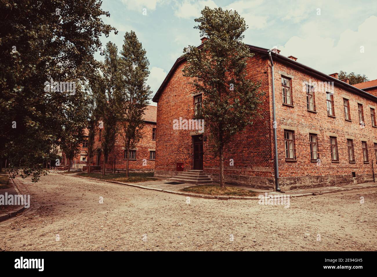 Auschwitz-Birkenau nazi concentration camp museum in Poland. Auschwitz ...