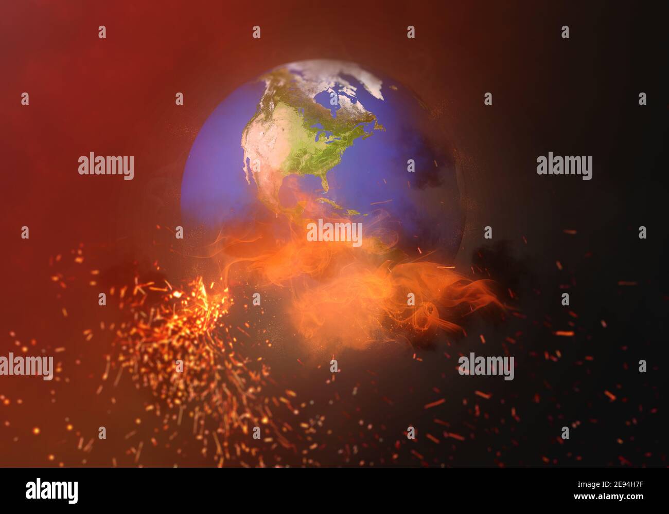 Burnt globe hi-res stock photography and images - Alamy