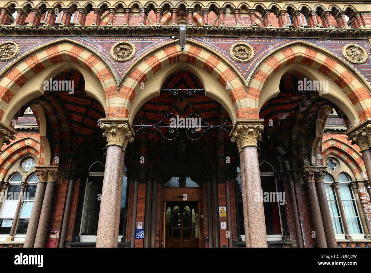 Leeds city landmark, UK. Leeds General Infirmary - old hospital ...