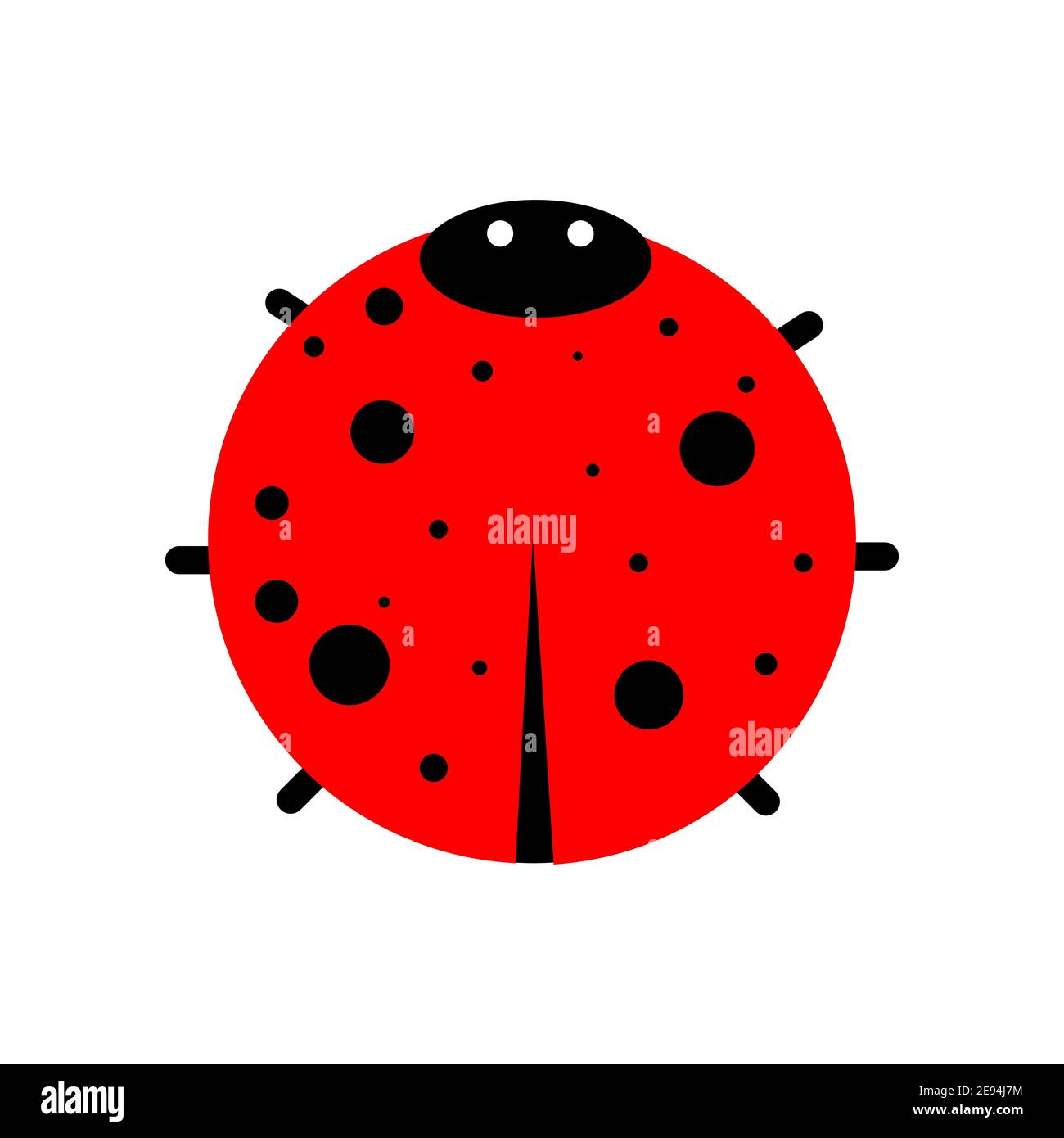 cute ladybird icon vector illustration Stock Vector Image & Art - Alamy