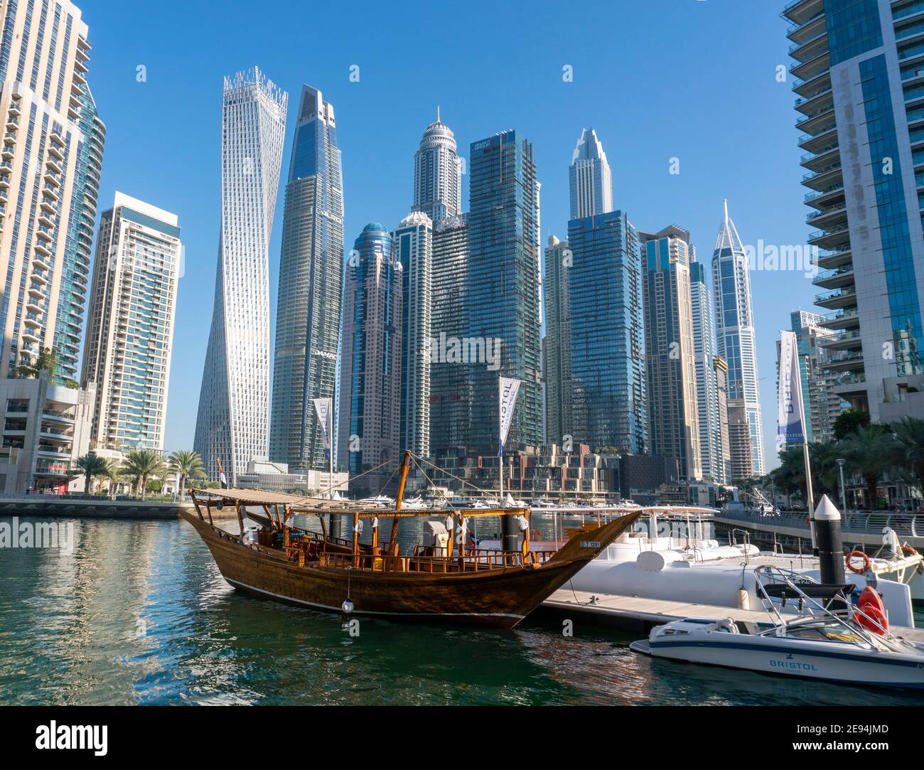 Marina channel dubai hi-res stock photography and images - Alamy