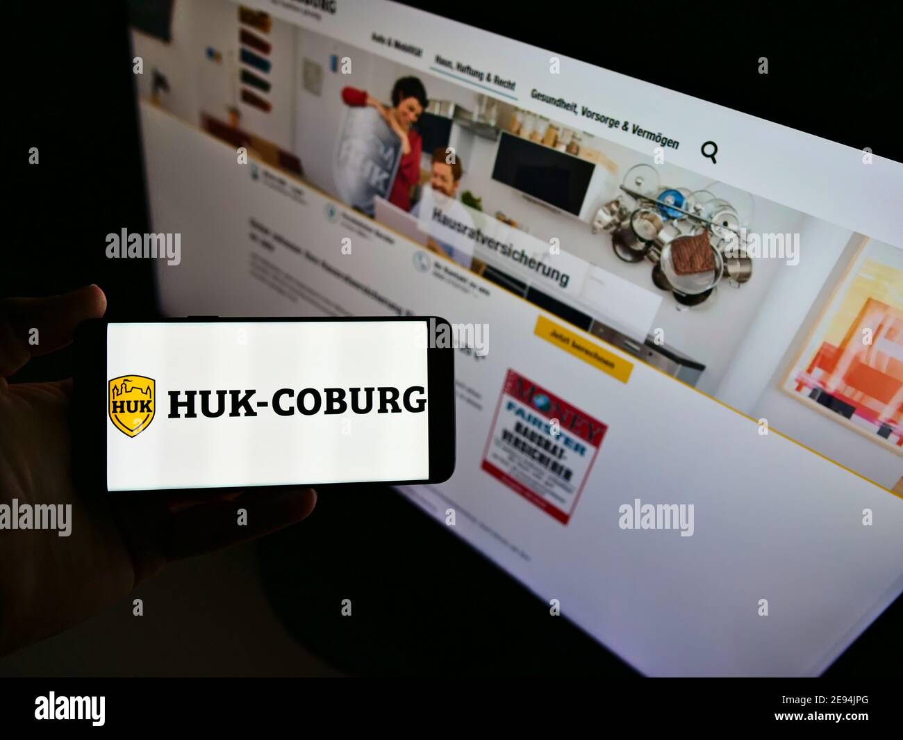Huk coburg company logo hi-res stock photography and images - Alamy