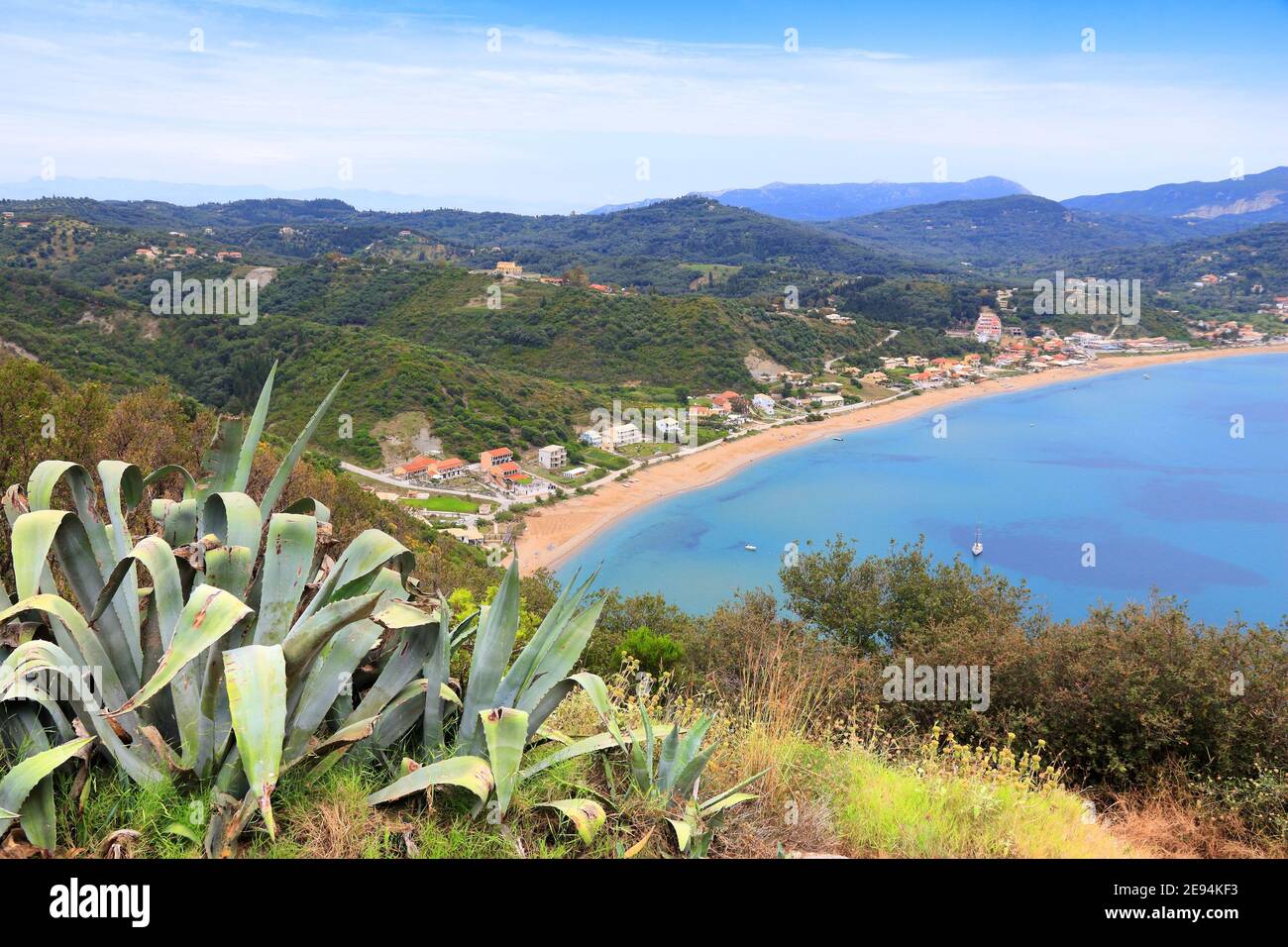 Corfu town beach hi-res stock photography and images - Alamy