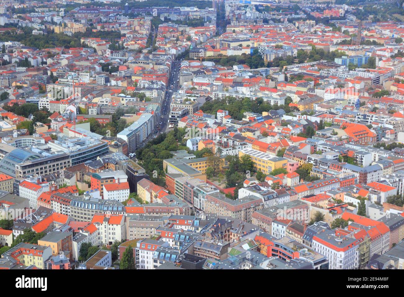 Berlin city aerial hi-res stock photography and images - Alamy
