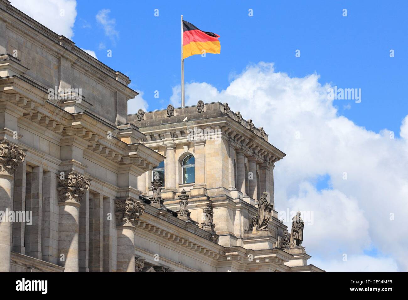 Reichstag building, German parliament house. Berlin, Germany Stock ...