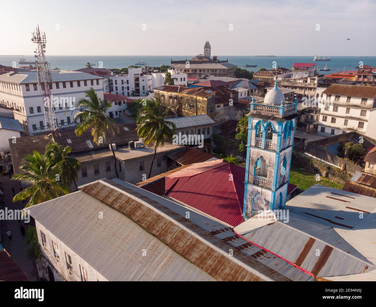 Zanzibar roofs hi-res stock photography and images - Alamy