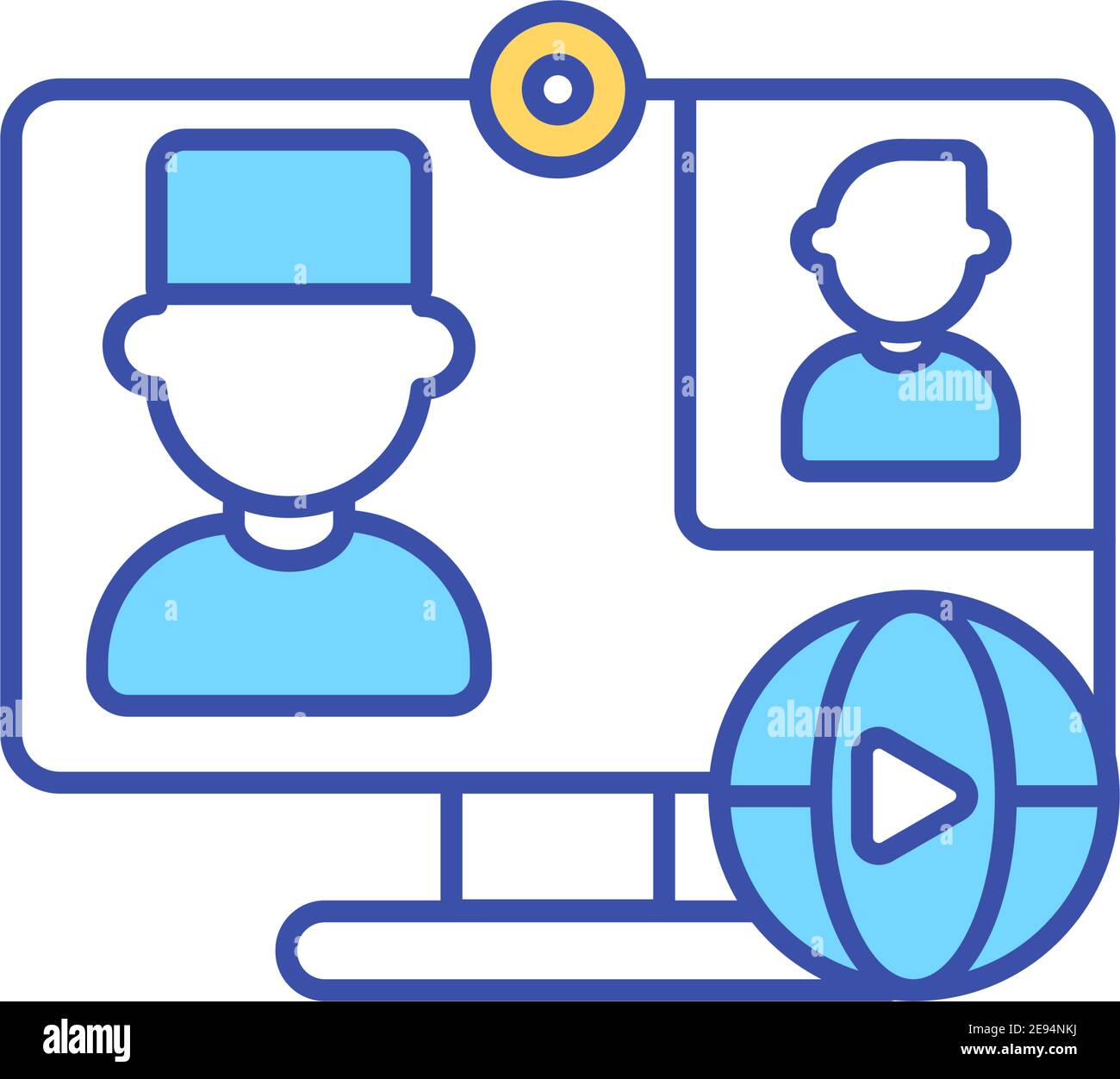 Online doctor support RGB color icon Stock Vector Image & Art - Alamy