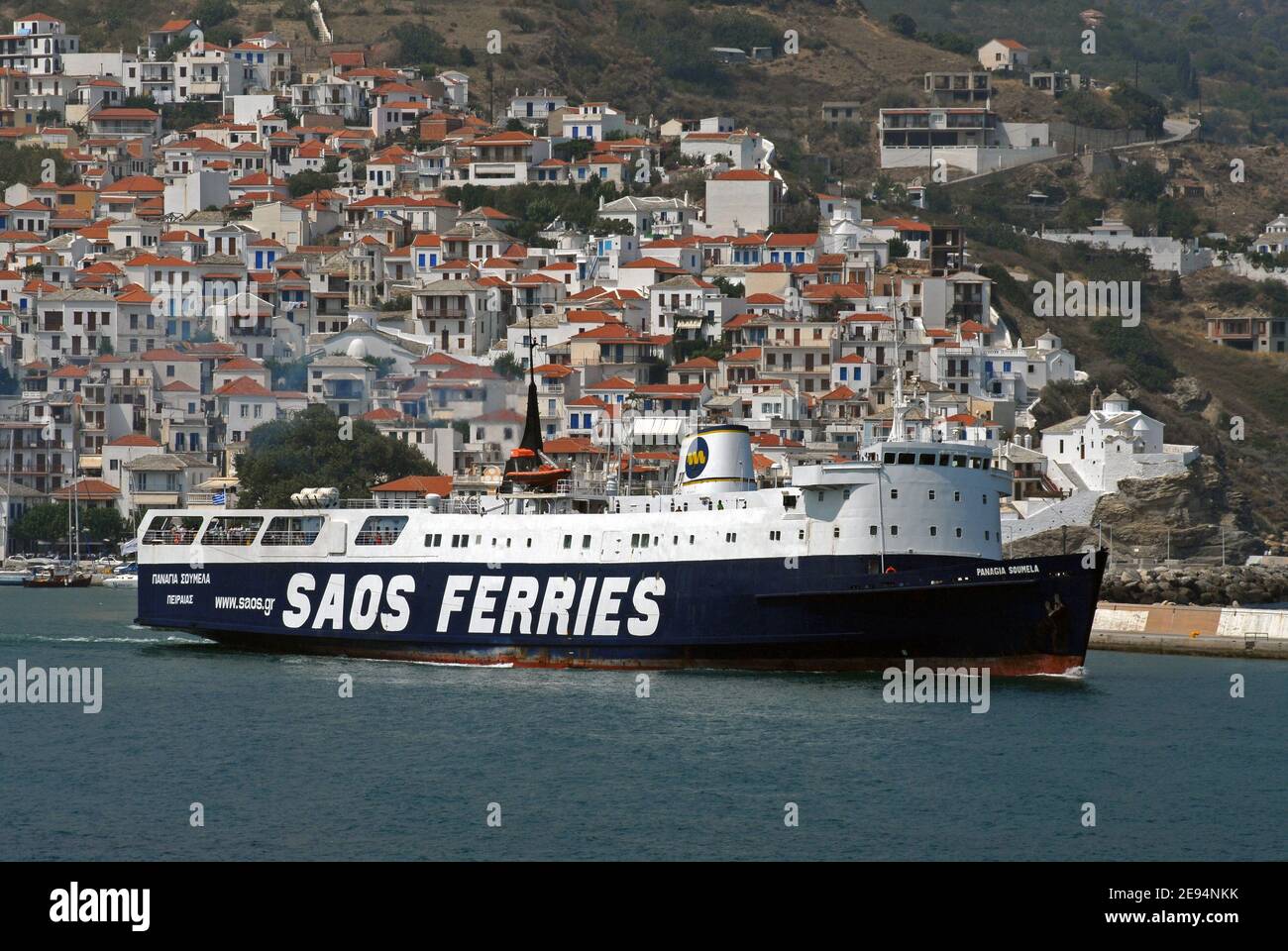 SAOS ferry PANAGIA SOUMELA (ex- Isle of Man ferry, LADY OF MANN ...