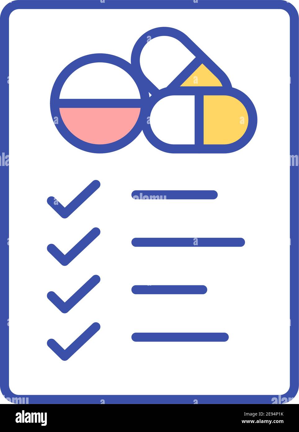 Medication management RGB color icon Stock Vector Image & Art - Alamy