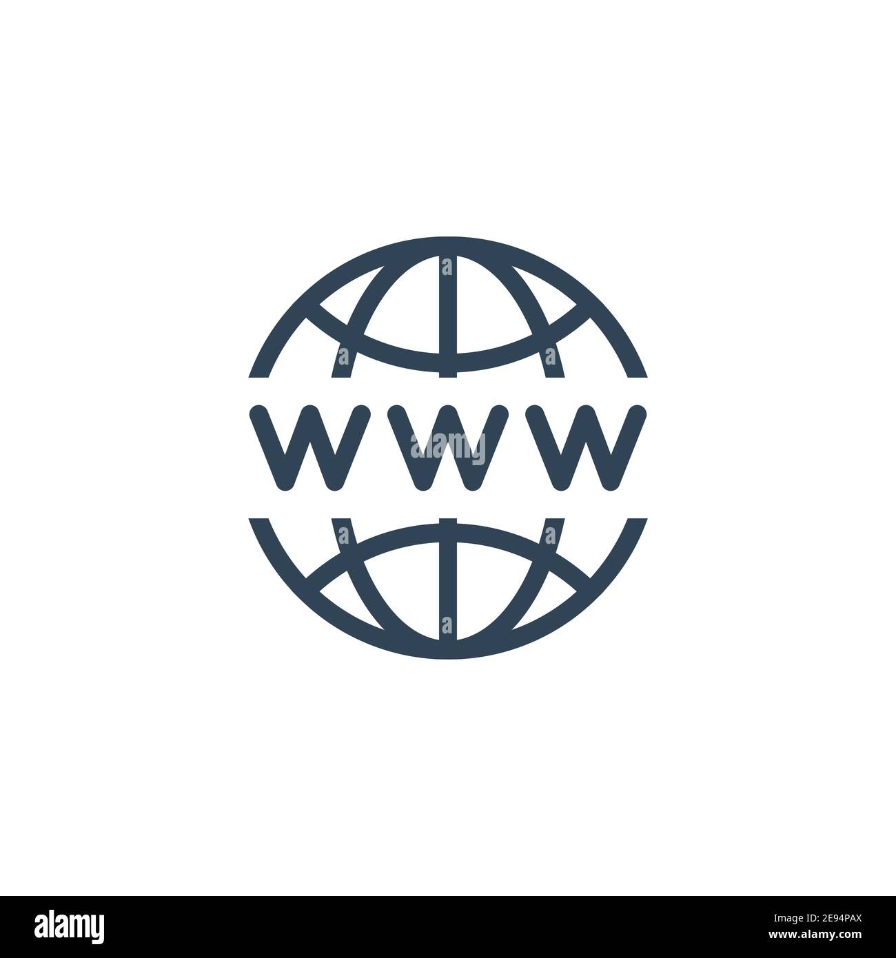 Globe icon. World wide web symbol. Vector illustration isolated on ...