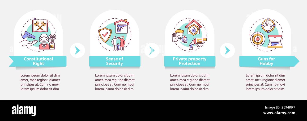 Gun regulation vector infographic template Stock Vector Image & Art - Alamy