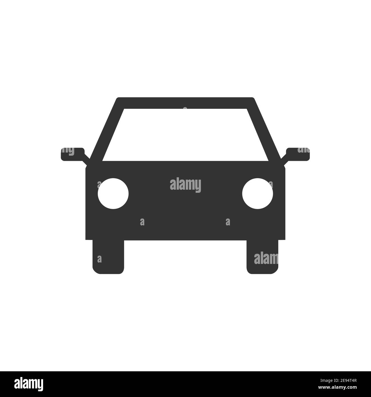 Car icon. Automobile silhouette. Auto outline symbol. Vector isolated ...