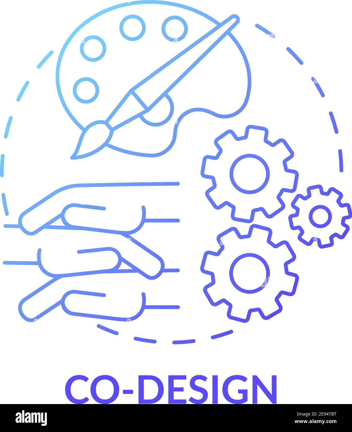 Co-design concept icon Stock Vector Image & Art - Alamy