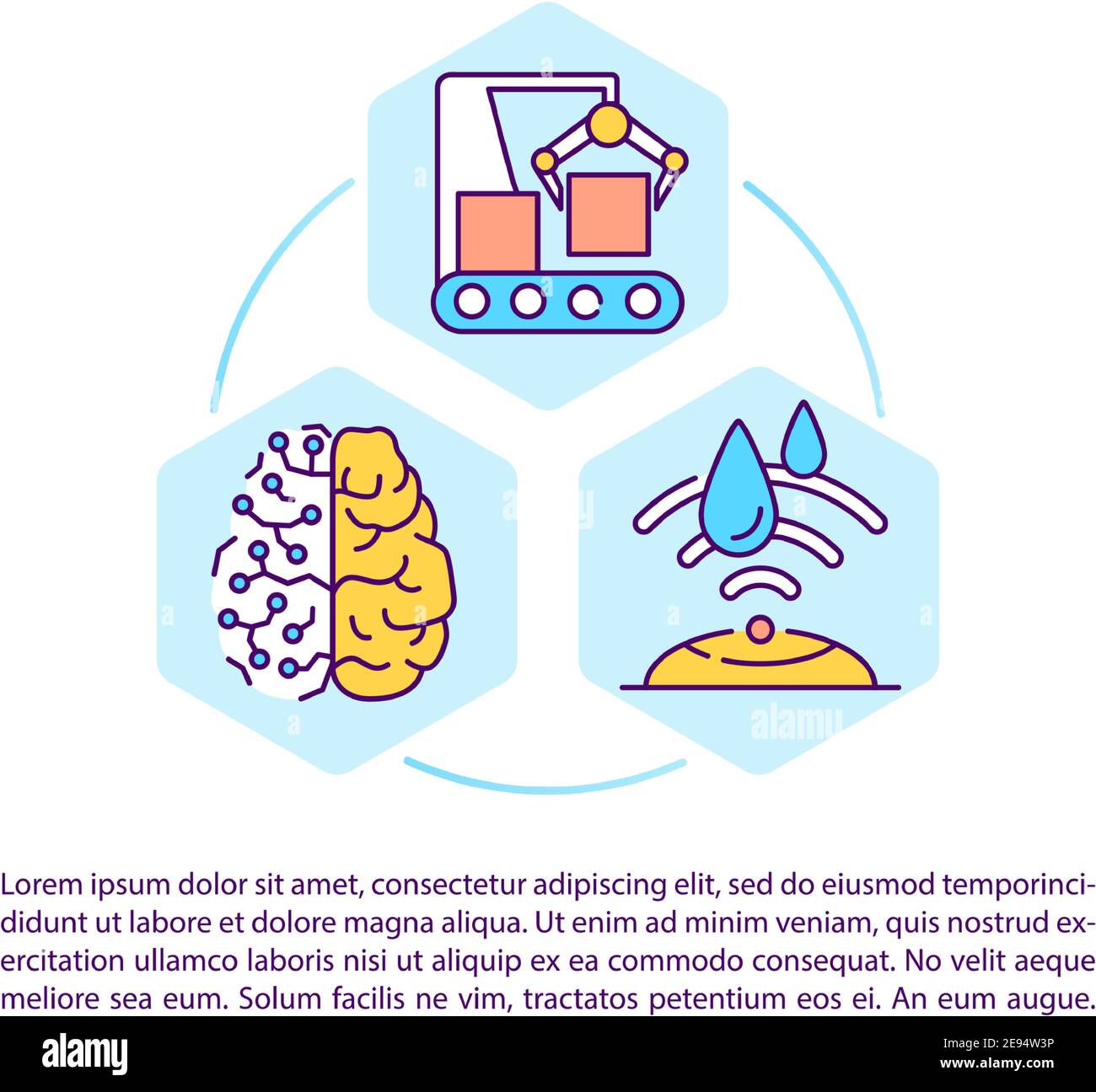 Digital manufacturing concept icon with text Stock Vector Image & Art ...