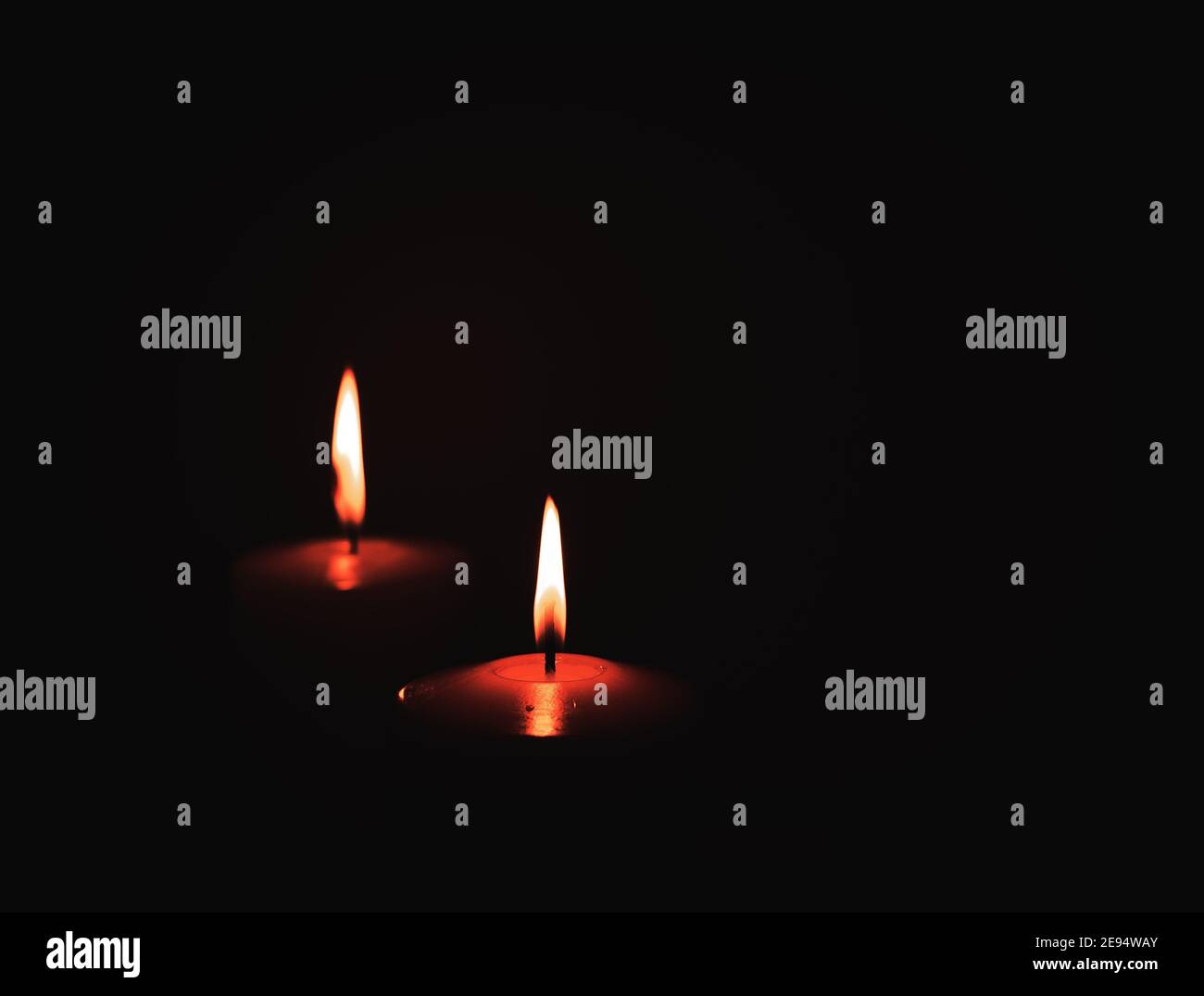Two candles hi-res stock photography and images - Alamy