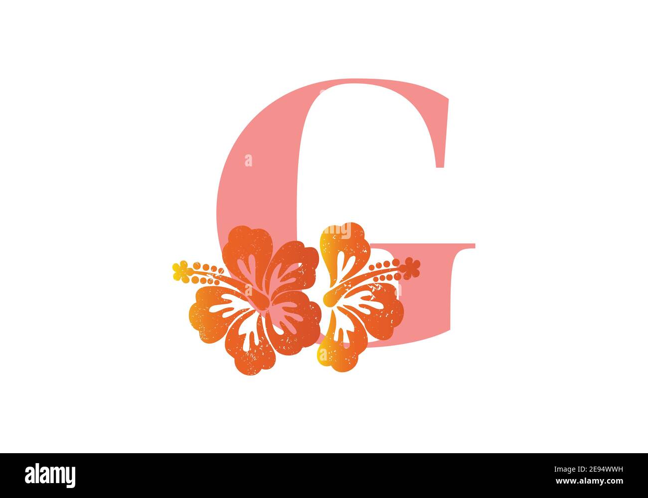 Letter g flowers Cut Out Stock Images & Pictures - Alamy