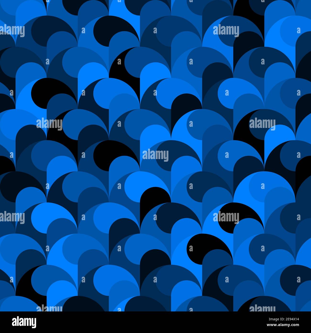 Abstract azure blue seamless pattern color background vector ...