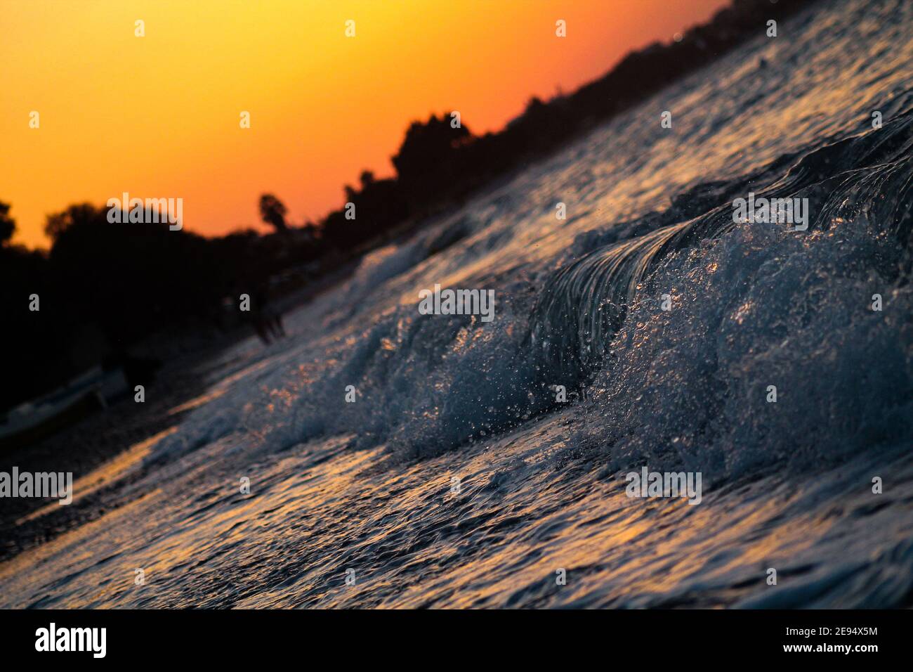 Wave on beach hi-res stock photography and images - Alamy