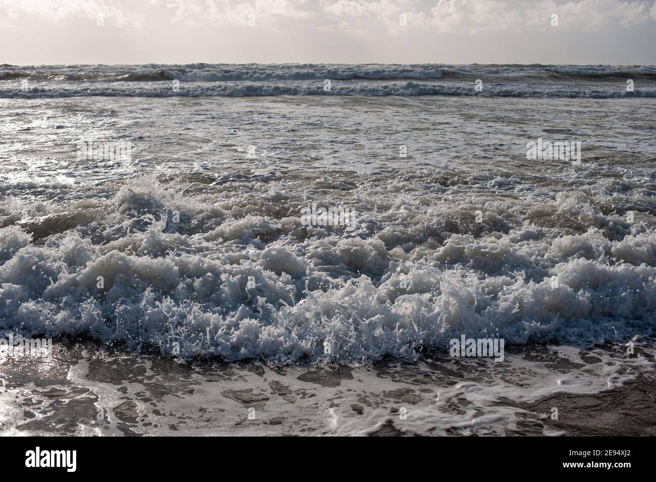 Nettuno. Rome, Italy 02/01/2021: winter sea. © Andrea Sabbadini Stock ...
