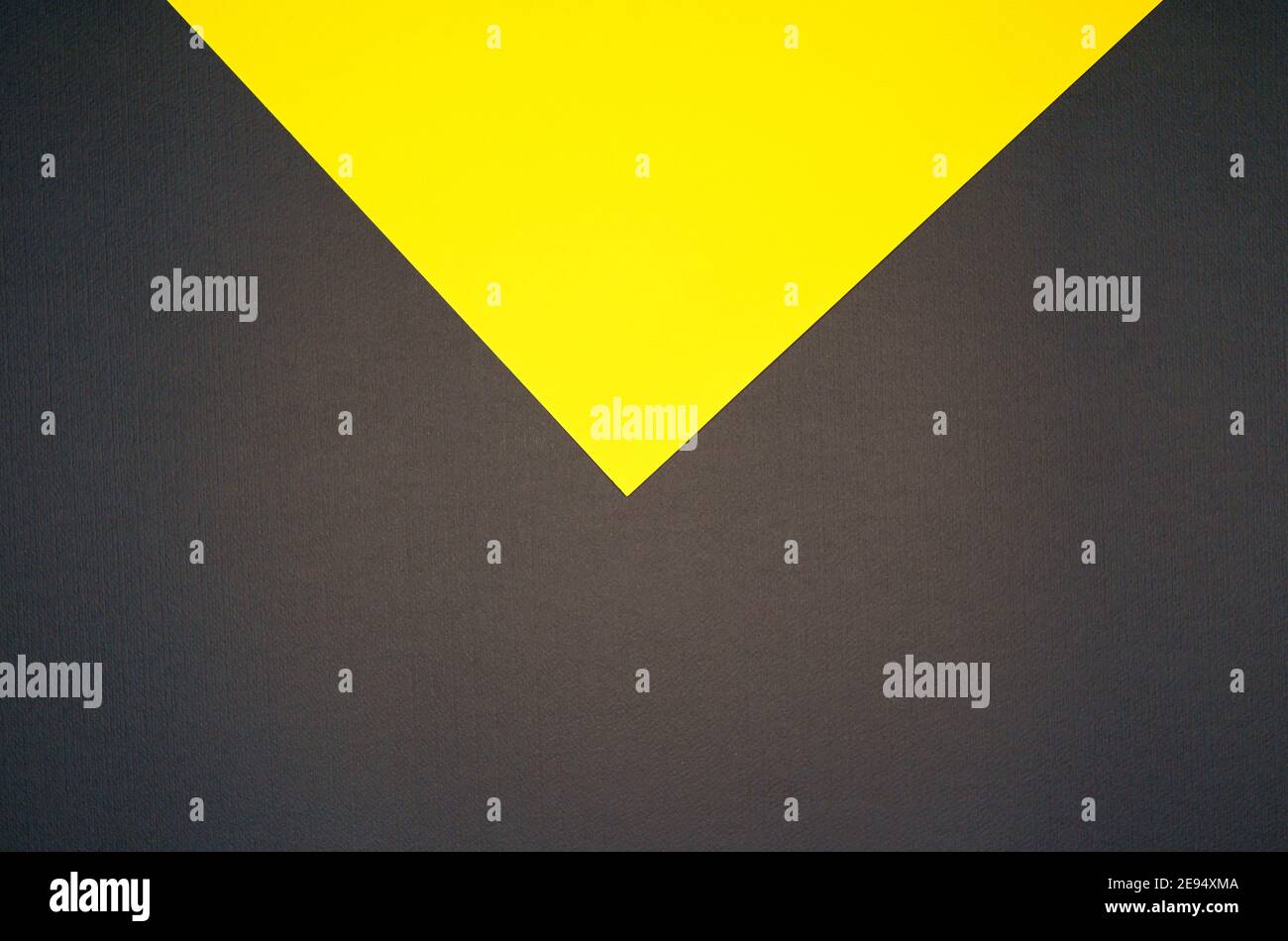 Black and yellow two tone color paper background with stripes. Abstract ...