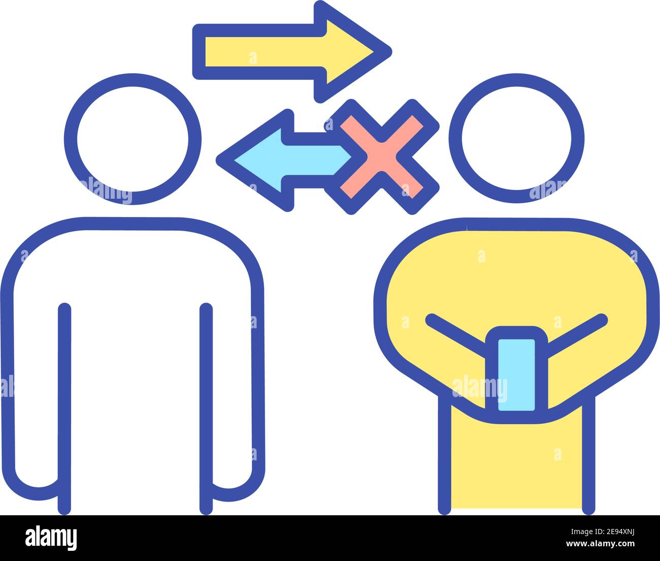 Communication disorder RGB color icon Stock Vector Image & Art - Alamy