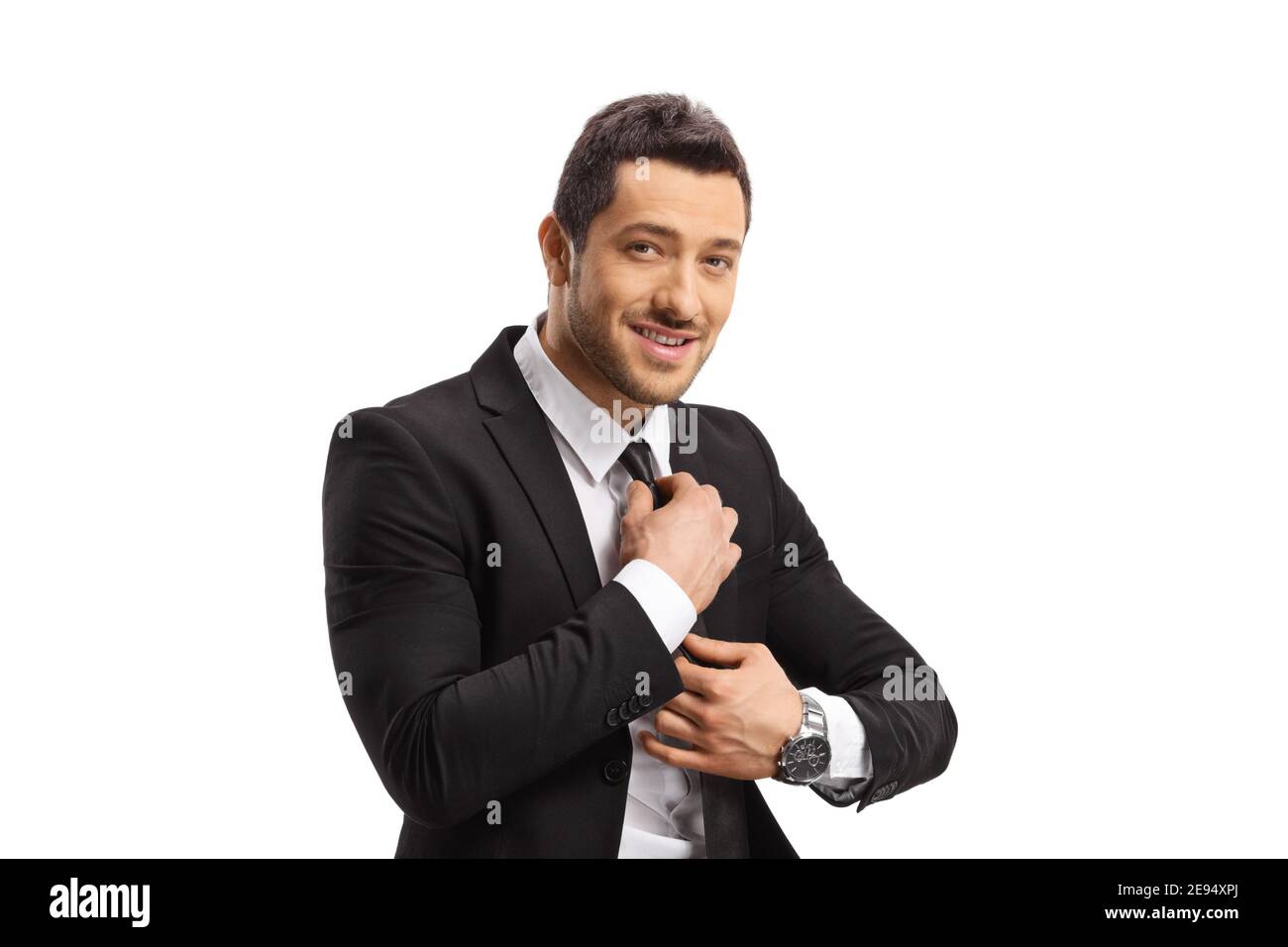 Portrait businessman wearing tie hi-res stock photography and images ...