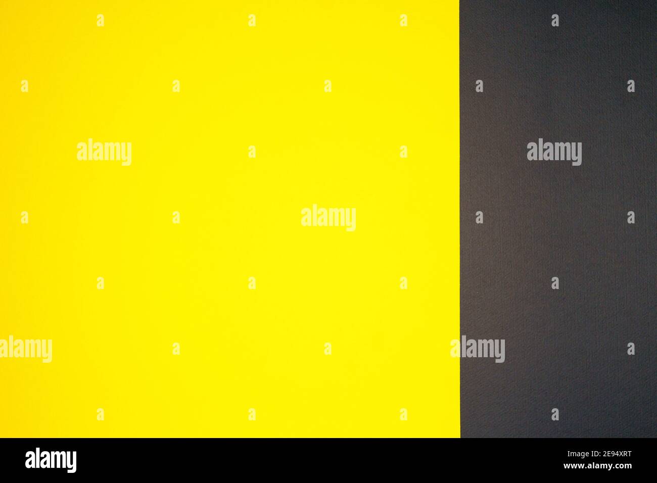 Black and yellow two tone color paper background with stripes. Abstract ...