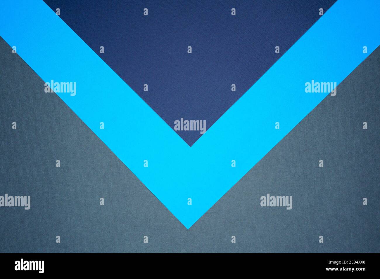 Blue three tone color paper background with stripes. Abstract ...