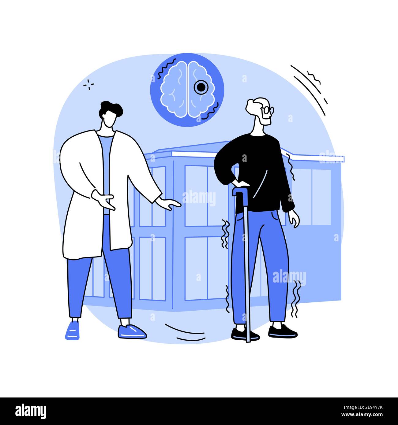 Parkinson disease abstract concept vector illustration Stock Vector ...