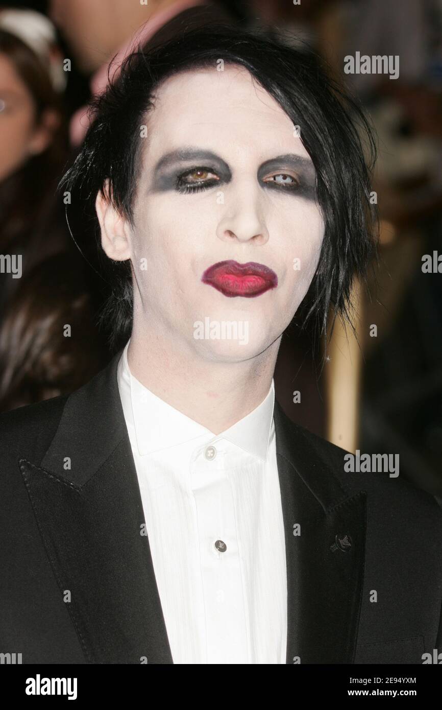 Marilyn Manson attends the Metropolitan Museum of Art Costume Institute ...