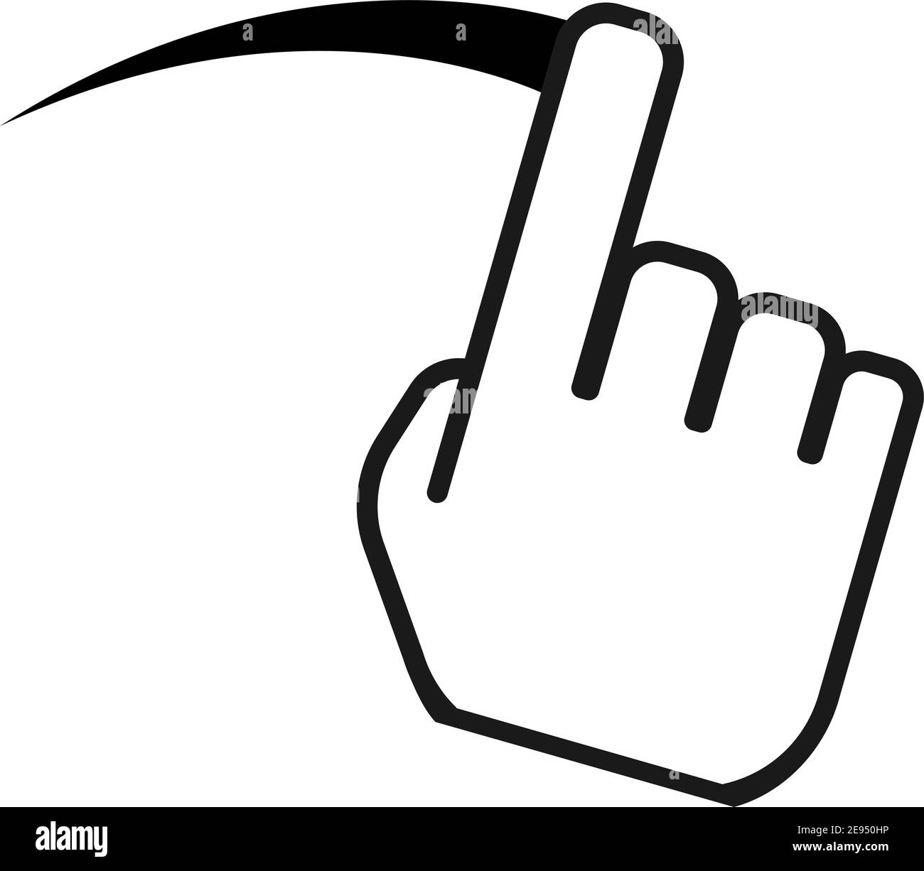 Screen swipe icon, symbol, modern design. vector illustration Stock ...