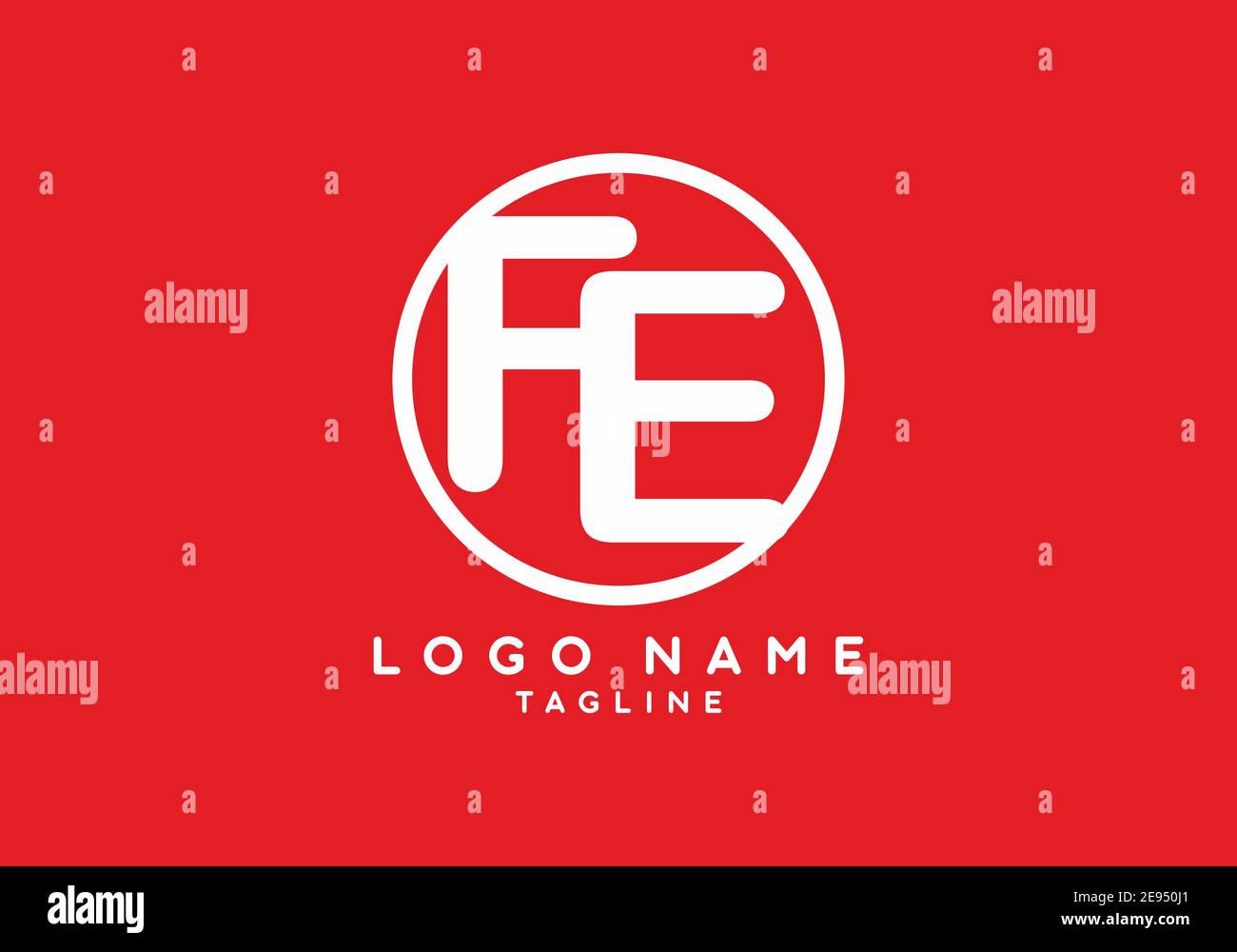 Letter fe vector vectors hi-res stock photography and images - Alamy