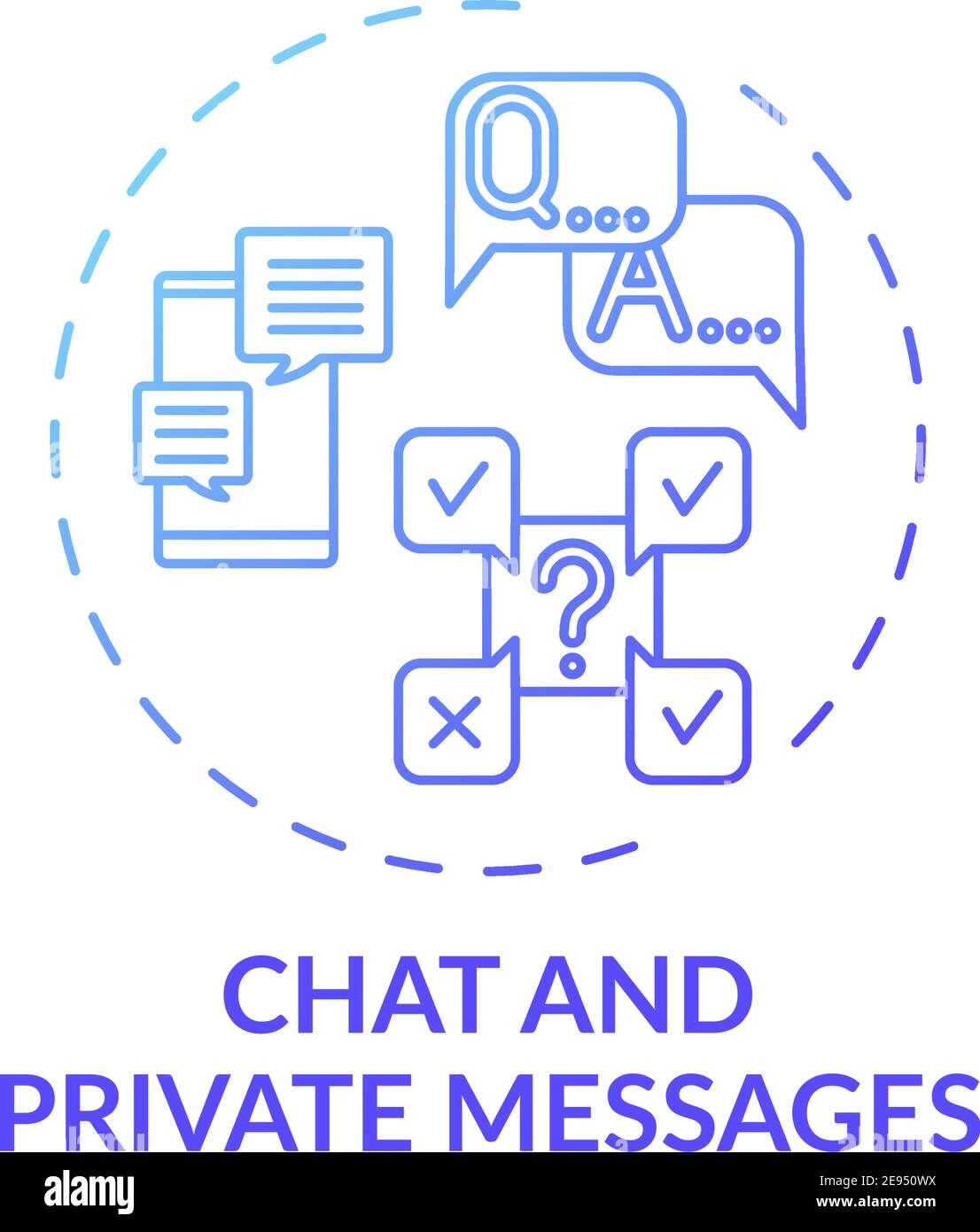 Private messages Cut Out Stock Images & Pictures - Alamy