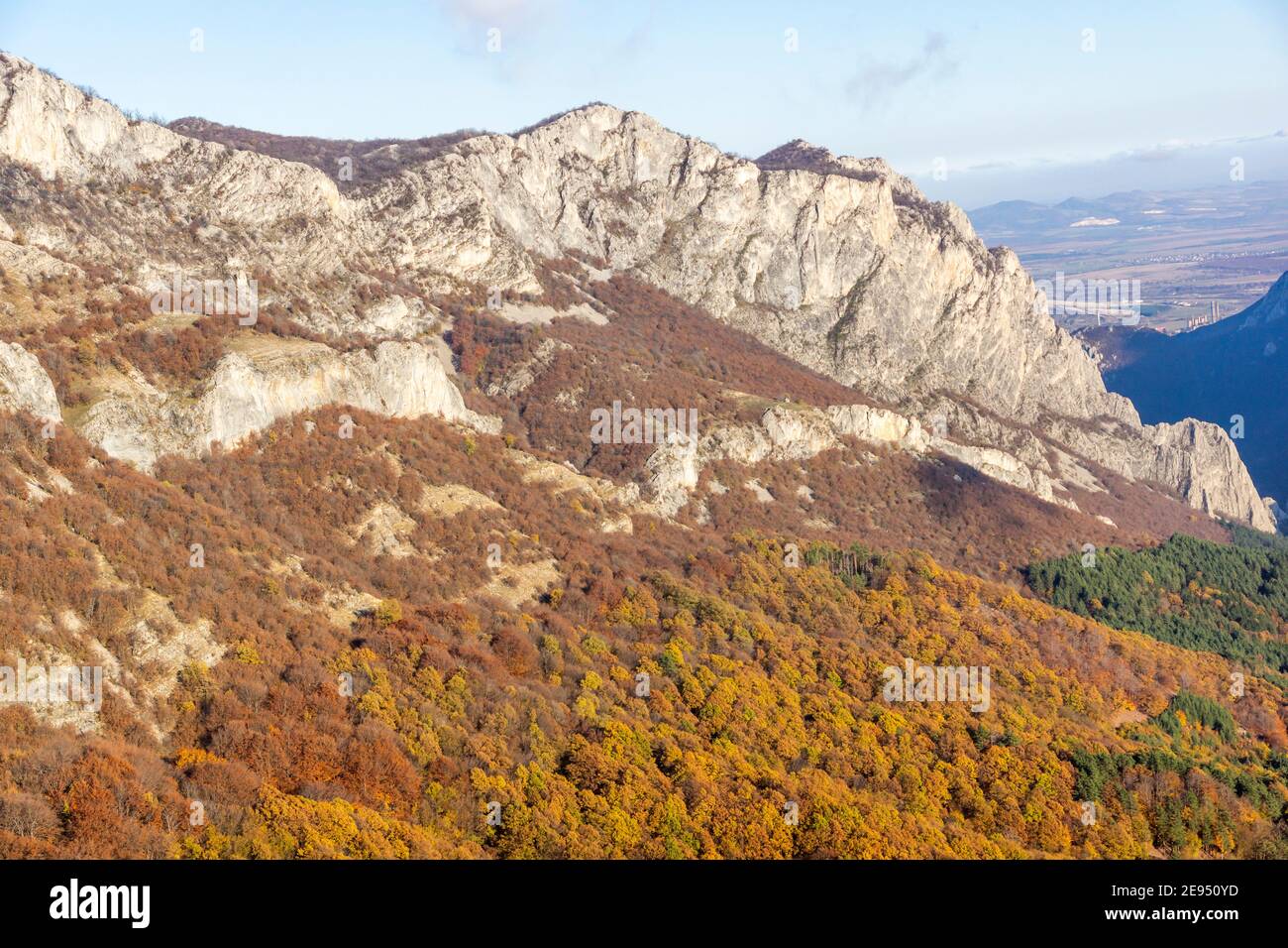 Amazing Autumn Landscape of Balkan Mountains and Vratsata pass ...